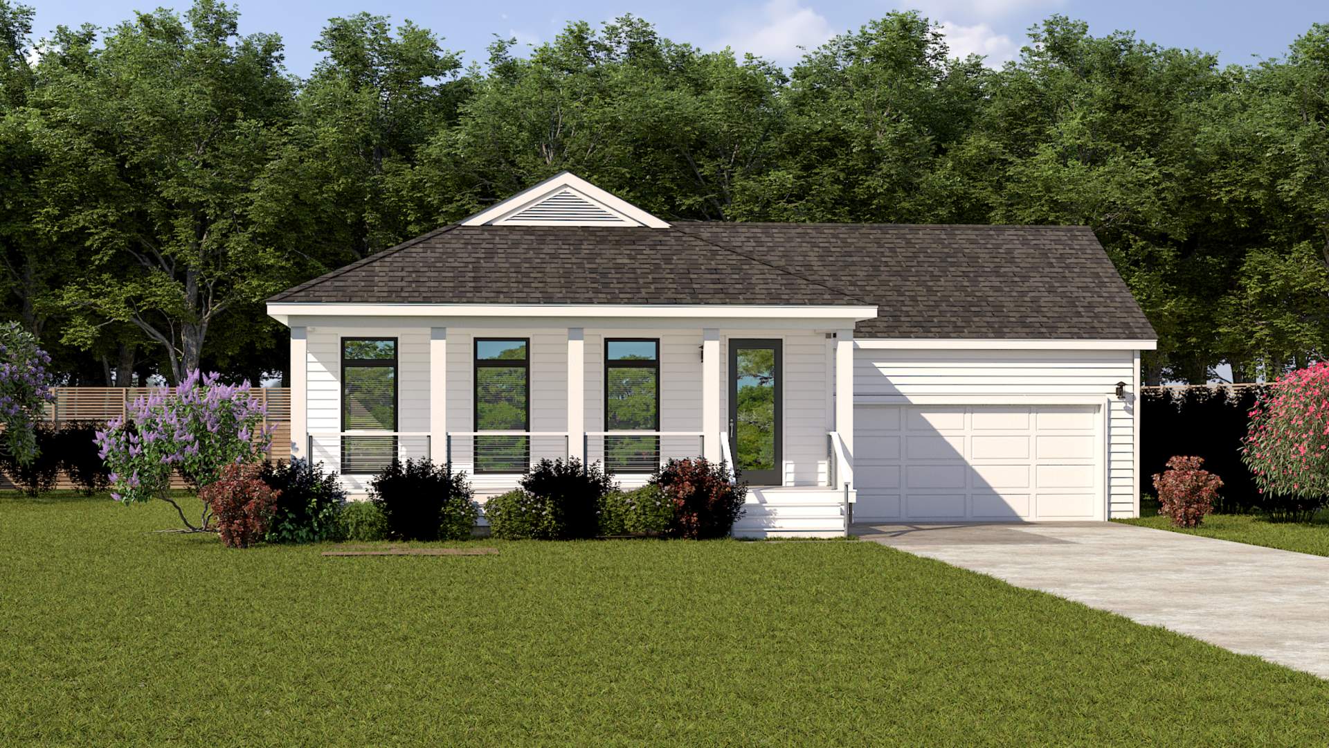 Prefab Cottage Series Tidewater 8020-58-2-30 from Express Manufactured Homes